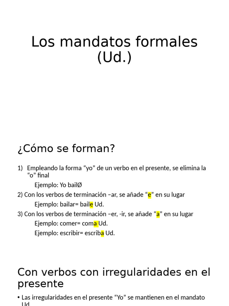 Los Mandatos | PDF