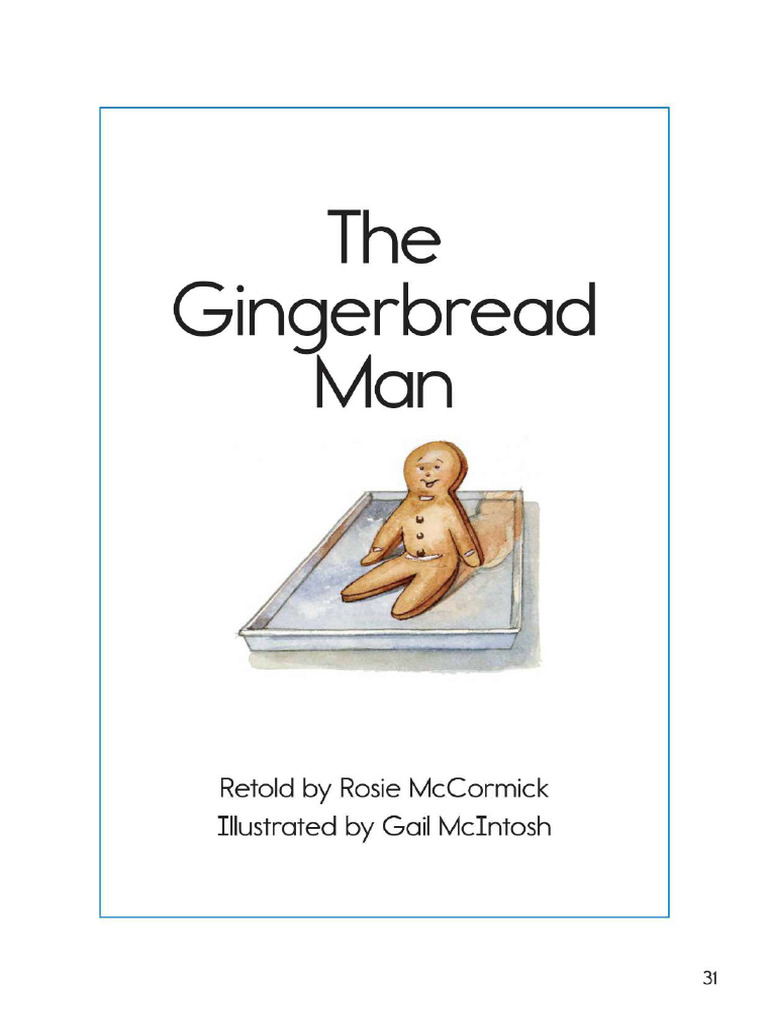 The Gingerbread Man - Classic Tales With Activities | PDF