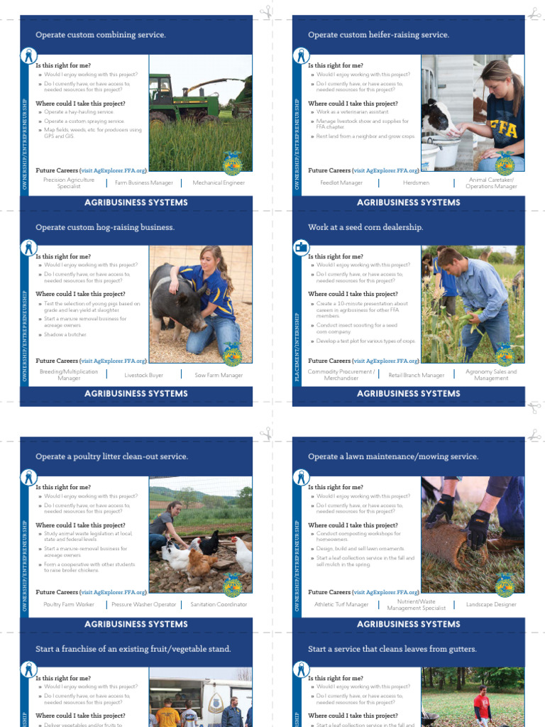 SAE All Career Focus Areas | PDF | Agriculture | Agribusiness