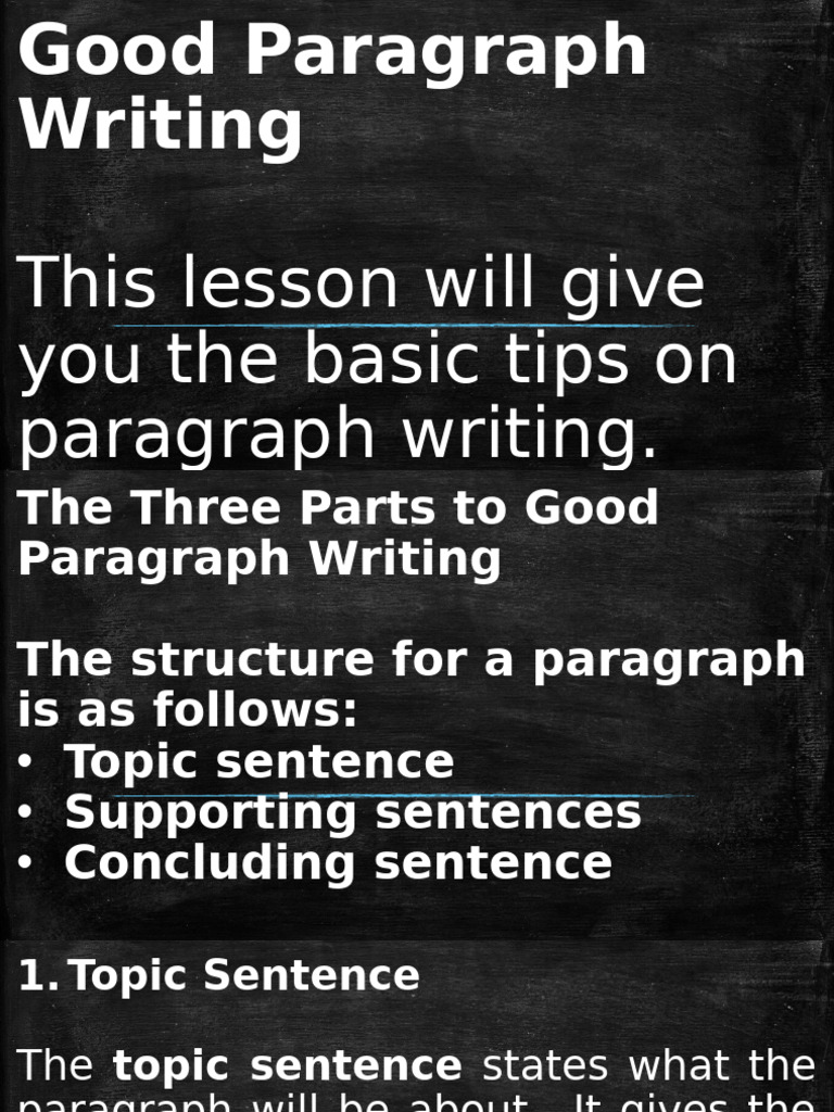 Parts of Paragraph | PDF | Paragraph