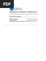 Checklist ENEM 2025 Pedro Assaad COMPLETO | PDF