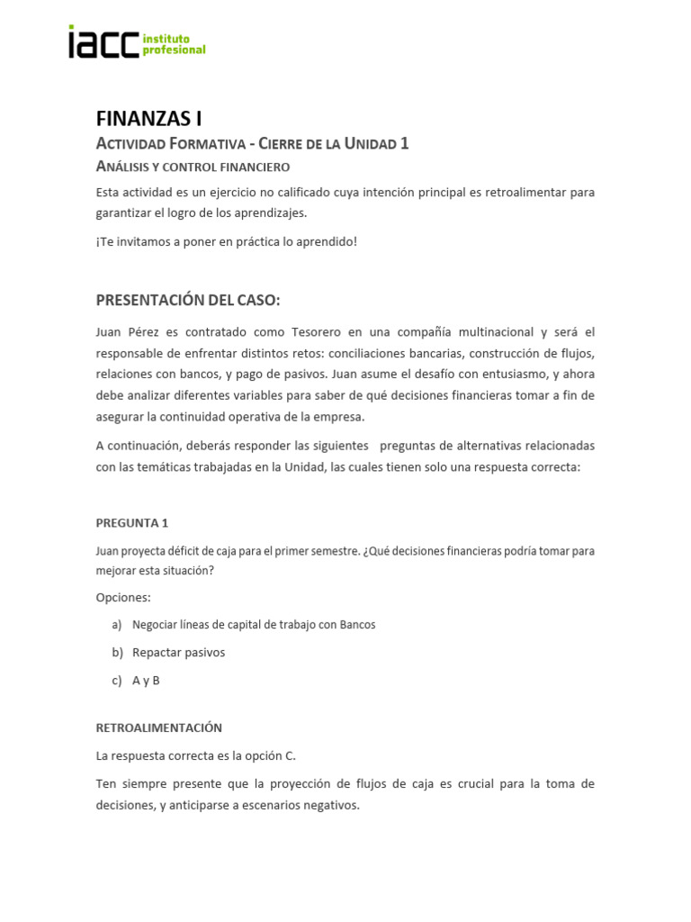 S2 Actividad Formativa Acc Finzs1101-Aud | PDF | Deuda | Inversiones