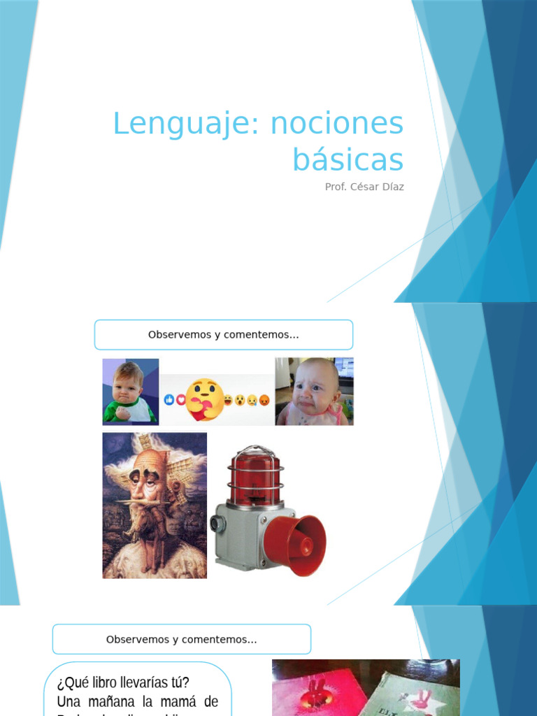 Lenguaje Semana 1 | PDF