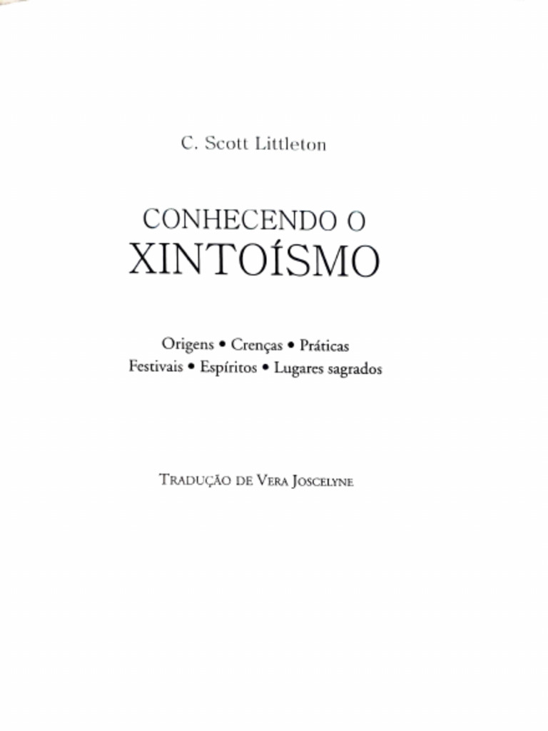 LITTLETON Conhecendo o Xinto Smo | PDF