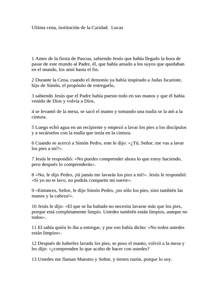 Tema 6 - Ultima Cena | PDF