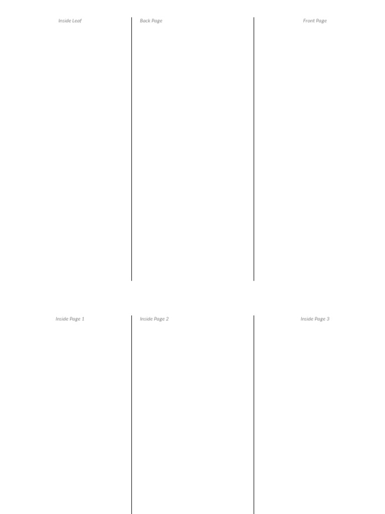 Brochure Template Blank | PDF
