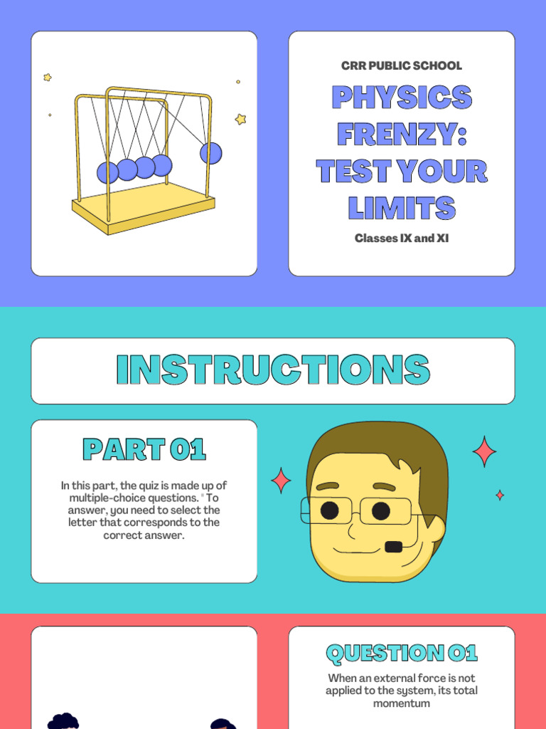 Physics Quiz for IX and XI Students | PDF | Force | Acceleration