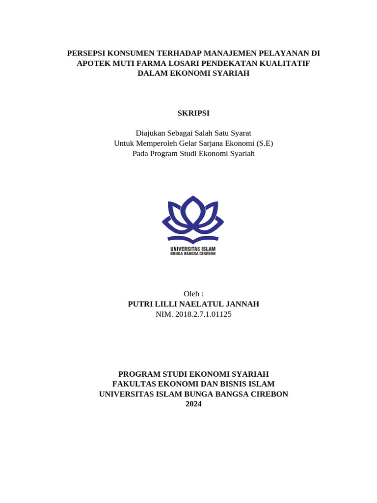 Done Revisi Sidang Putri Lilli | PDF