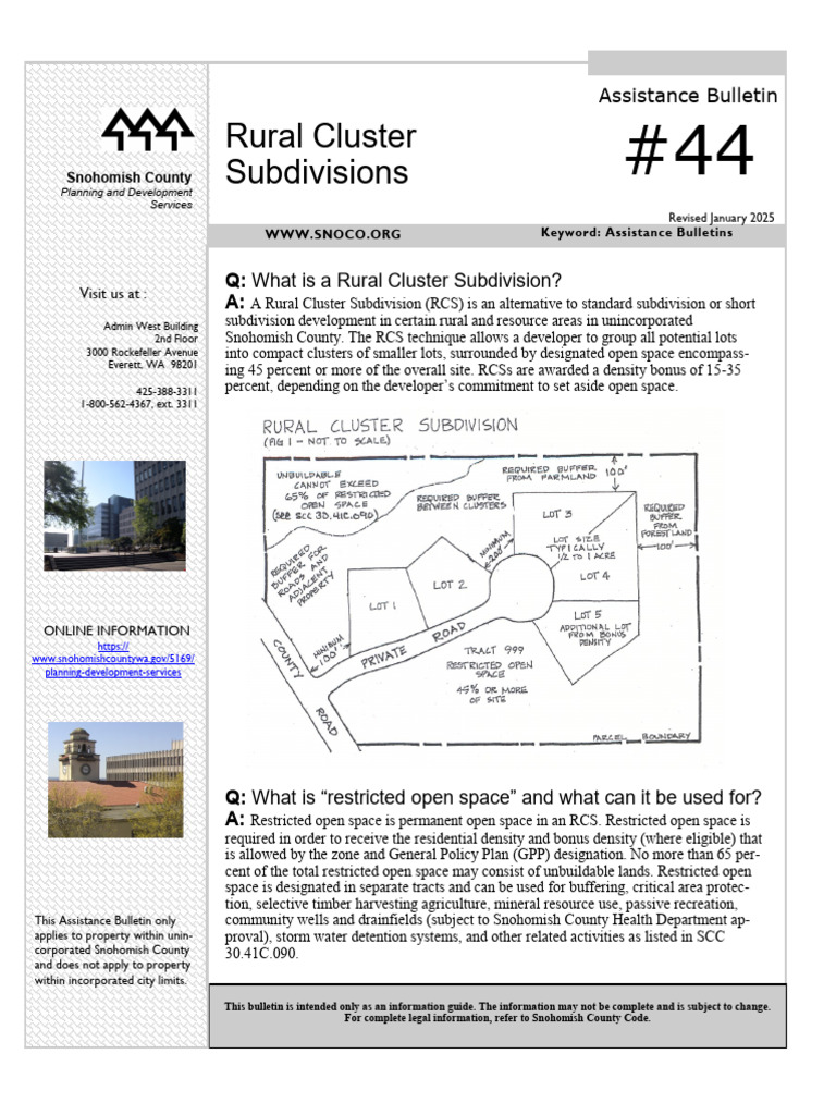 Rural cluster Subdivisions_0125 REVISION_202412071026433838 | PDF | Land Lot | Land Management