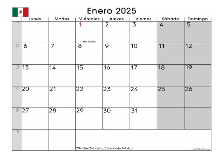 Calendario Michel Zbinden | PDF