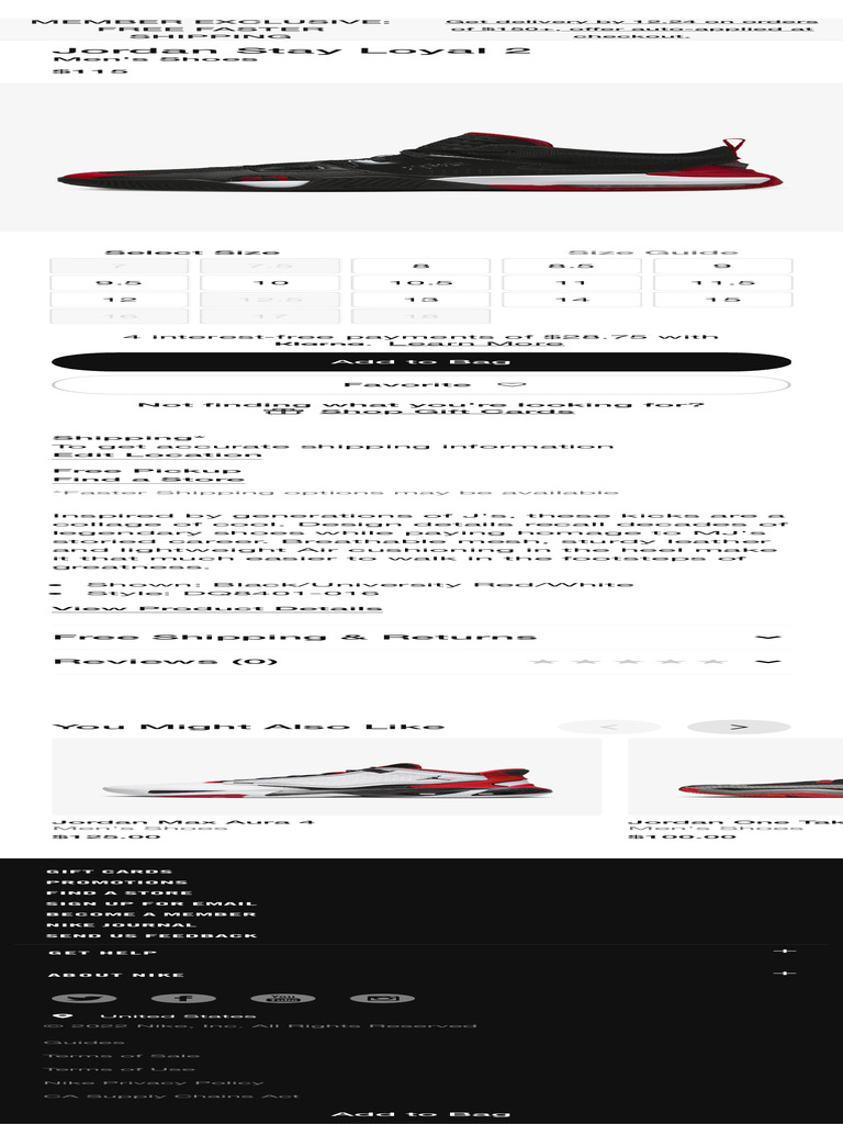 Jordan Stay Loyal 2 Men's Shoes. | PDF