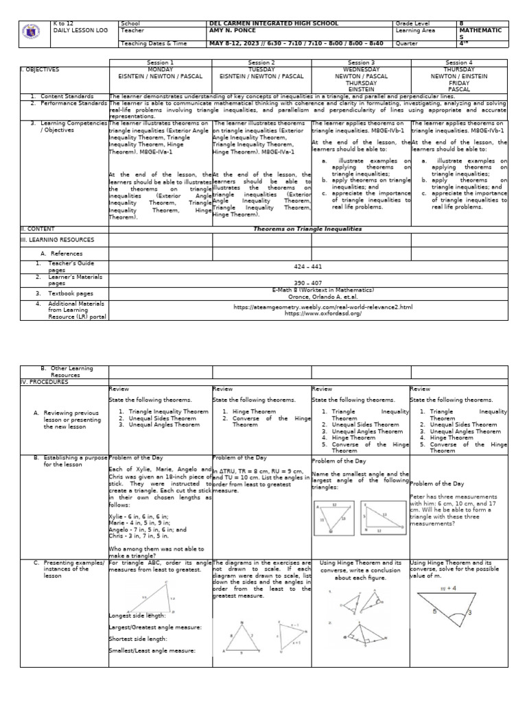 4QW1G8 | PDF | Triangle | Elementary Mathematics