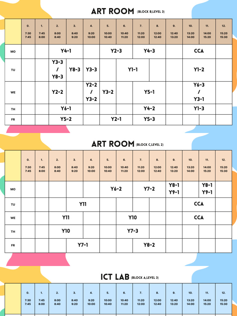 ict lab schedule | PDF