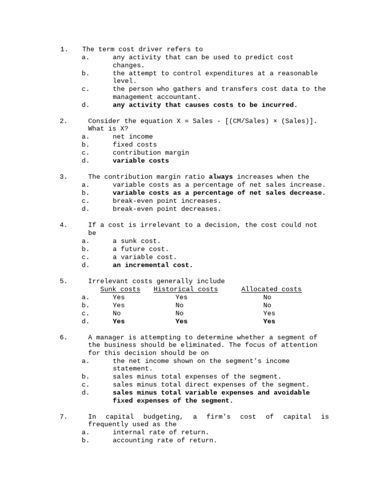 MAS Test Bank | PDF | Preferred Stock | Dividend