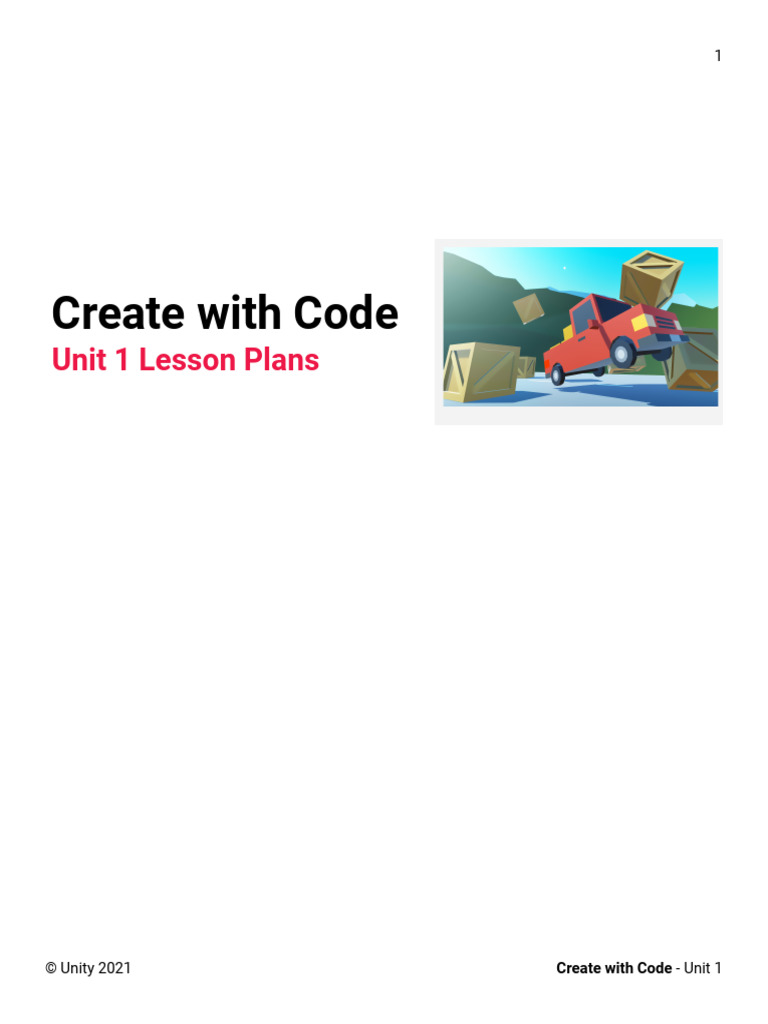 Create With Code - All Lesson Plans | PDF | Products | Secondary Sector ...