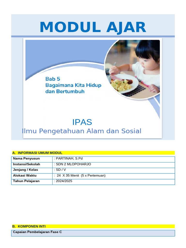 BAB 5 - MA IPAS Kls 5 | PDF