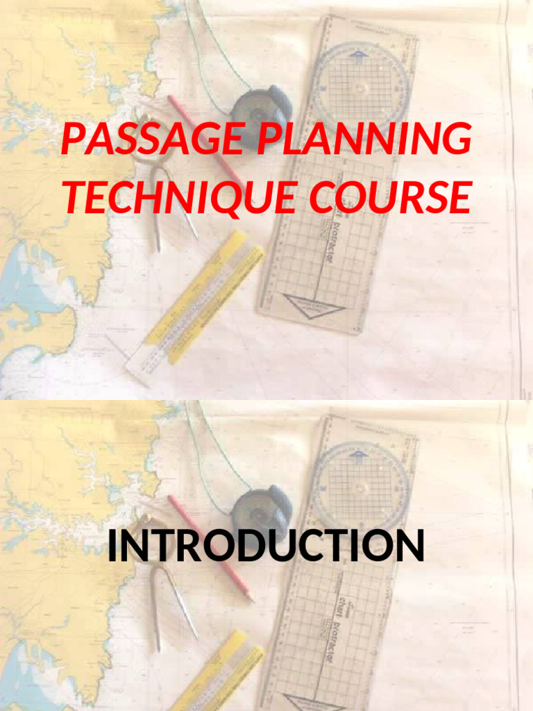 Marine Passage Planning Techniques | PDF | Tide | Navigation