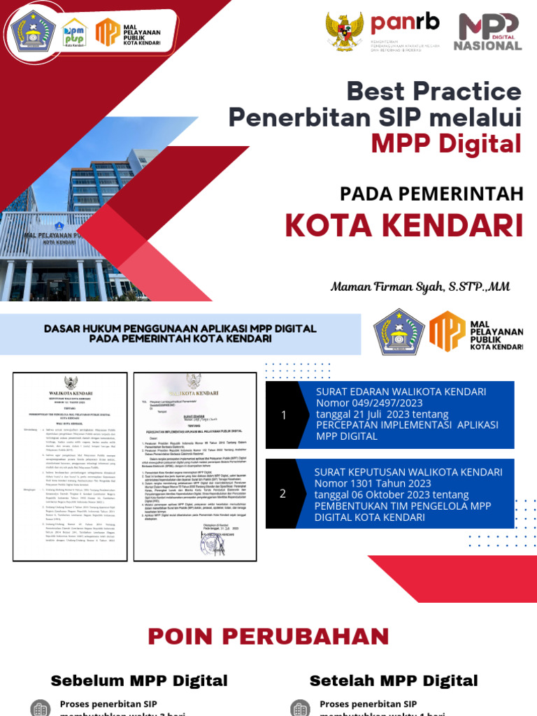 Panel 5 Best Practice Penerbitan SIP Melalui MPP Digital | PDF