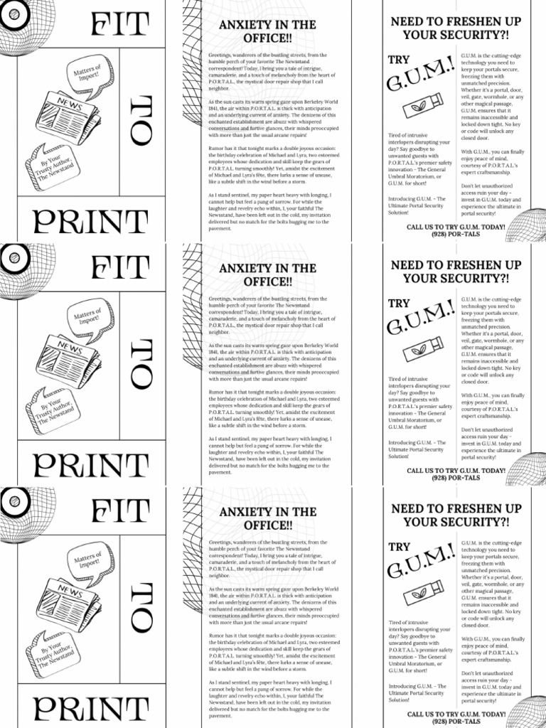 PORTAL Zine Print | PDF