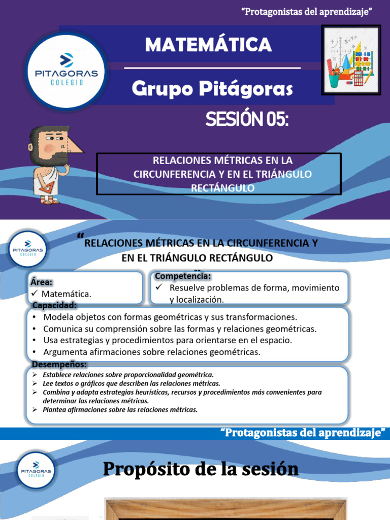 05 - 4S - Mate Ii - Iib - 2023 Relaciones Métricas en El TR Actualizado S | PDF | Geometría ...