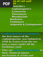 Antibiotic Cross-Sensitivity Chart | PDF | Antibiotics | Drugs