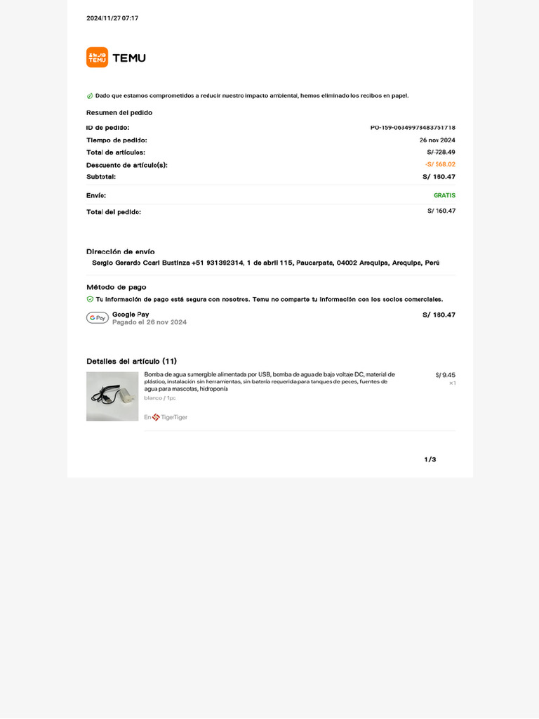 Temu Web Document | PDF