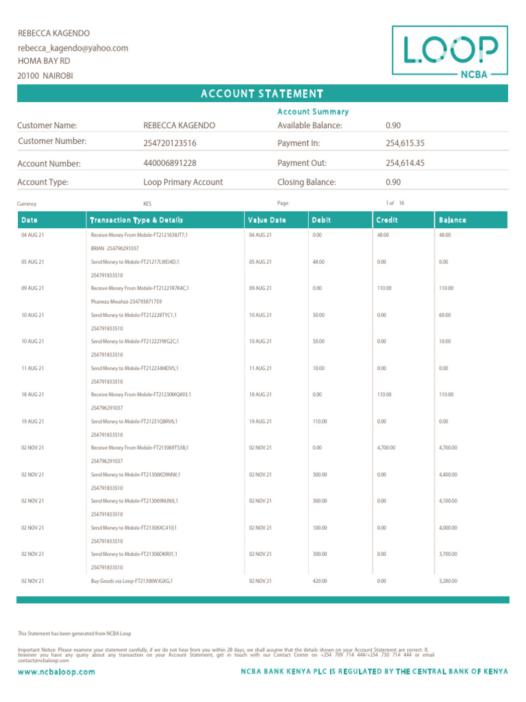 Acc Statement 150622201336 | PDF | Money | International Trade