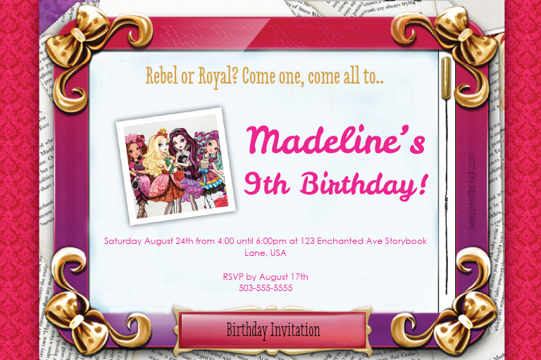 Editable Mirror Pad Eah Nvitation | PDF