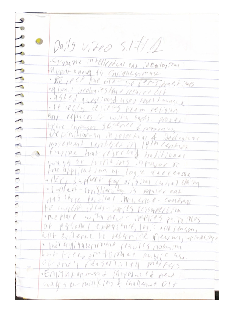 AP Daily Videos 5.1-5.2 | PDF