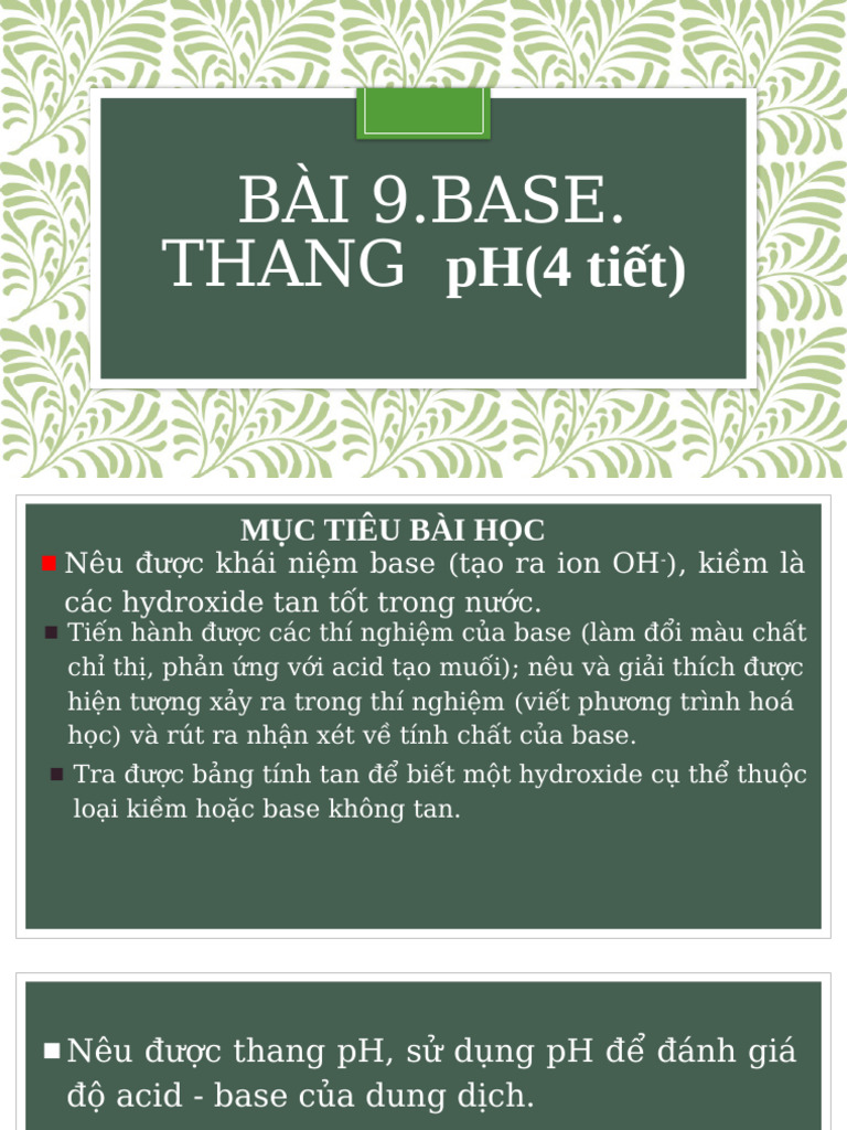 Bài 9 - Baso | PDF