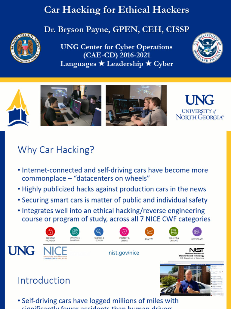 Car Hacking CAE Tech Talk | PDF | Security Hacker | Computer Security