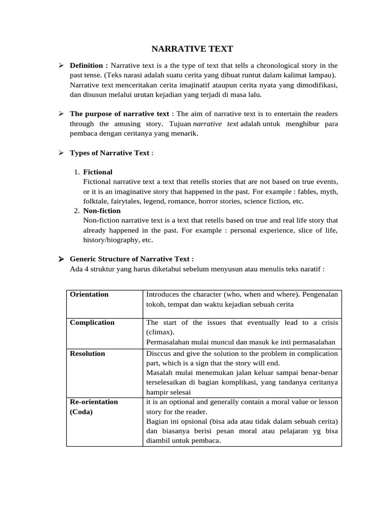 Understanding Narrative Texts for 9th Grade | PDF | Adjective | Noun
