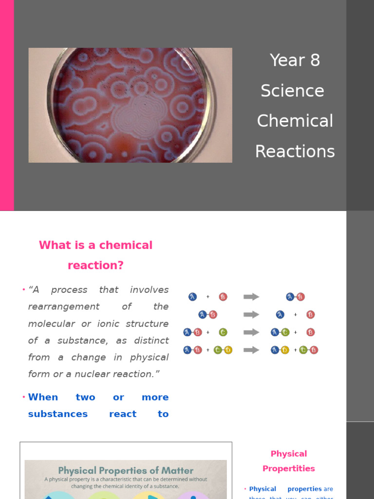 Understanding Chemical Reactions | PDF | Chemical Substances | Chemical ...