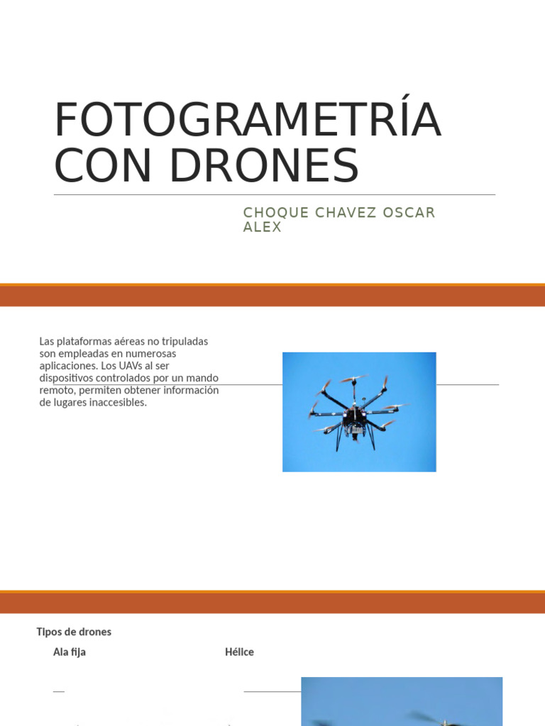 Fotogrametría con Drones: Proceso y Fases | PDF