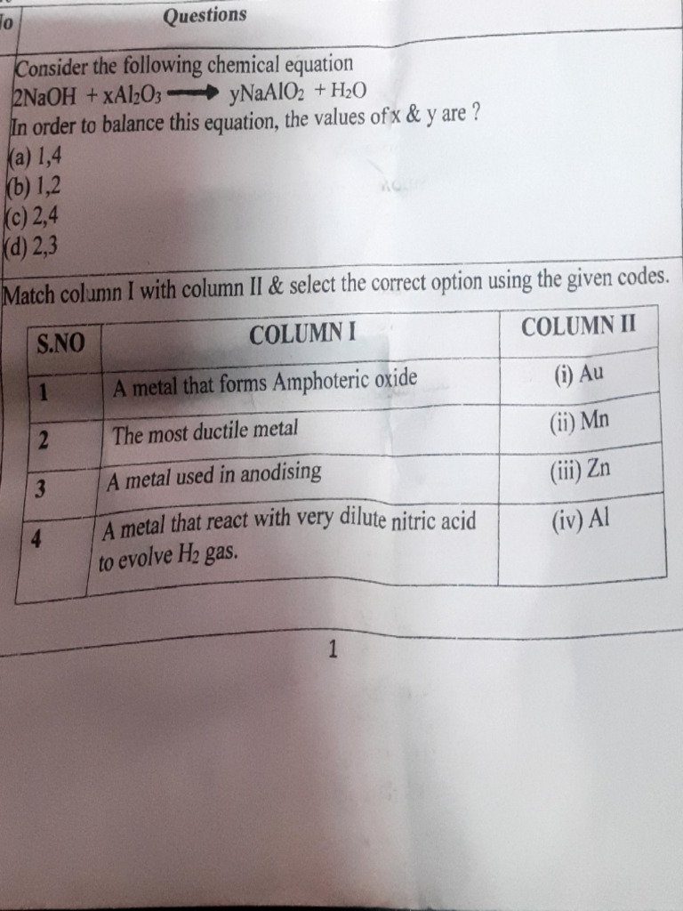Pre Board 1 Science Class 10 | PDF | Molecules | Detergent