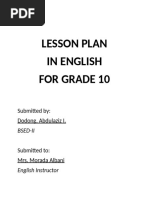 A Detailed Lesson Plan For Conjunctions | PDF | Onomastics | Syntax