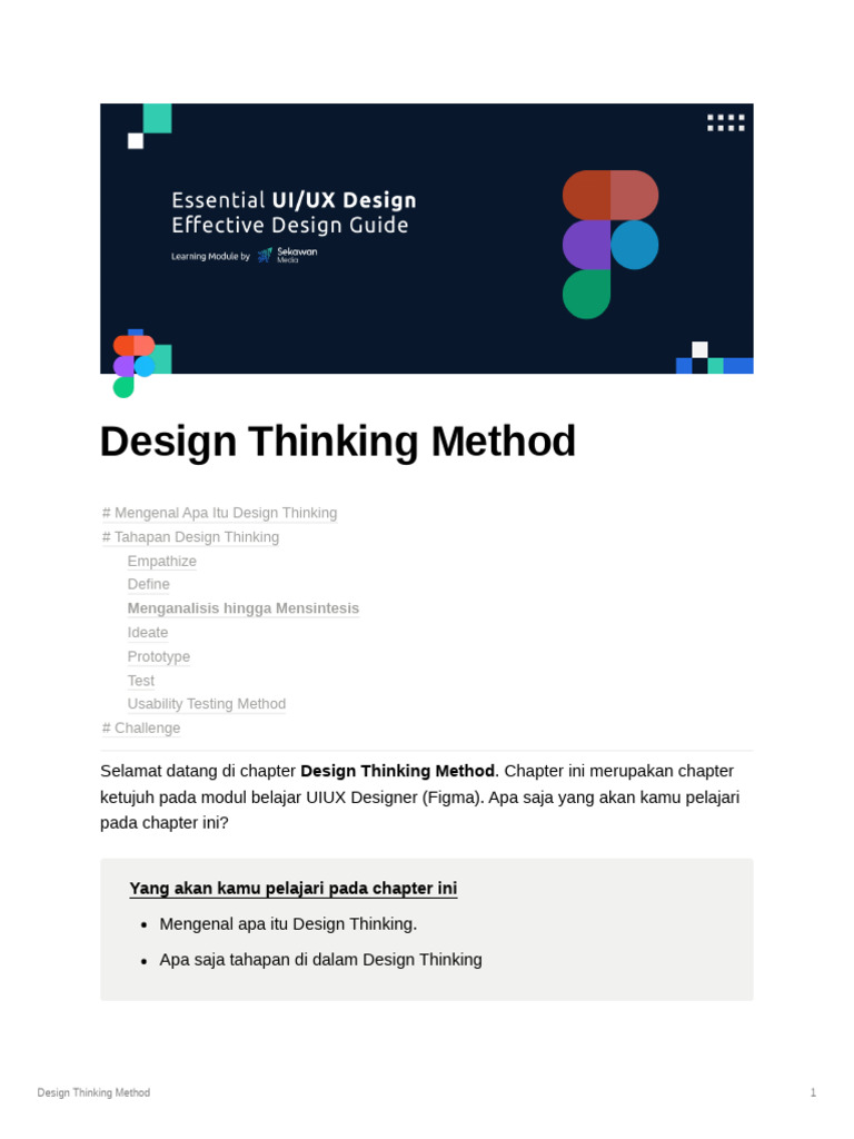 Design Thinking Method | PDF