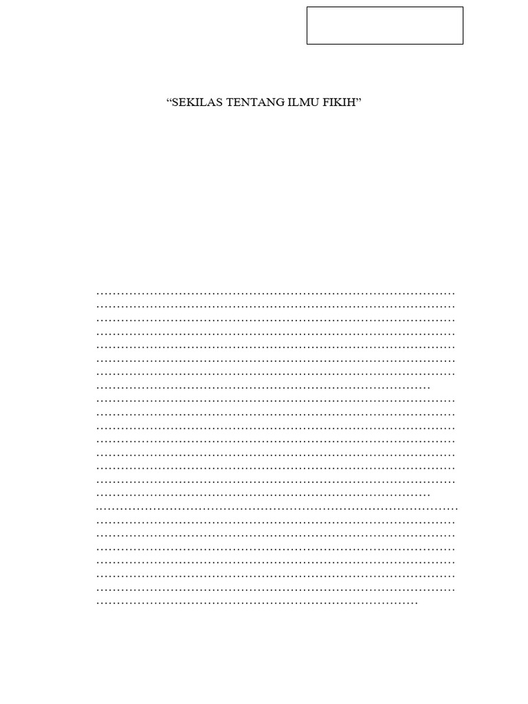 1 LKPD Terlampir Fikih | PDF