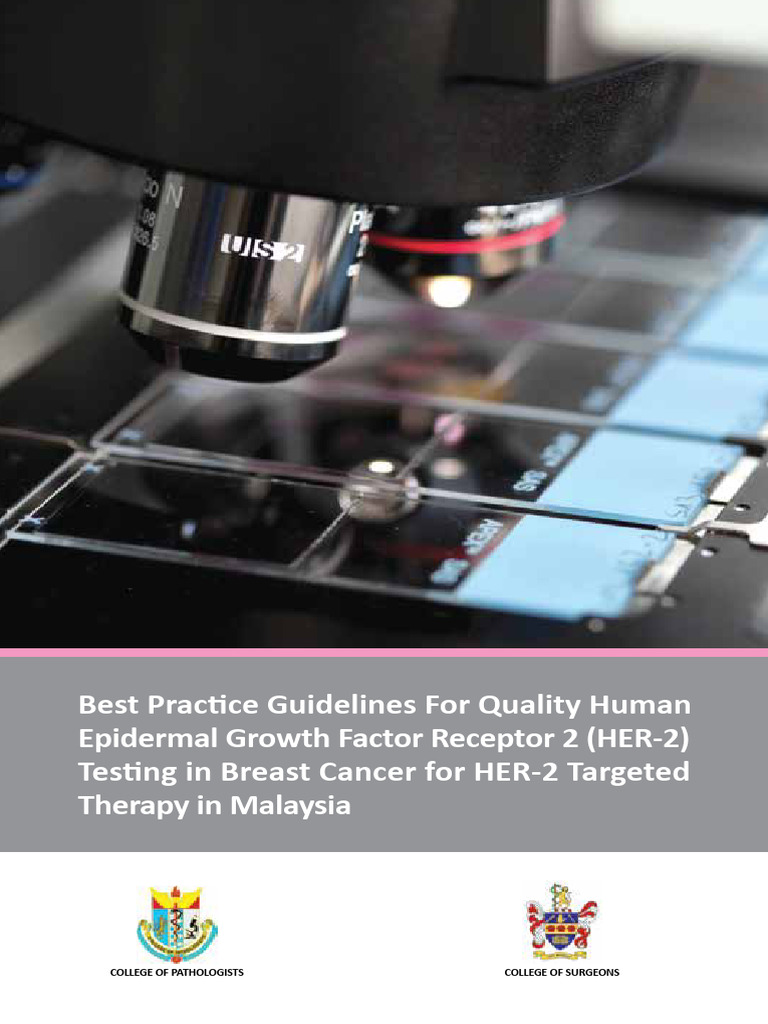 HER-2 Testing Guidelines for Breast Cancer | PDF | Breast Cancer | Biopsy