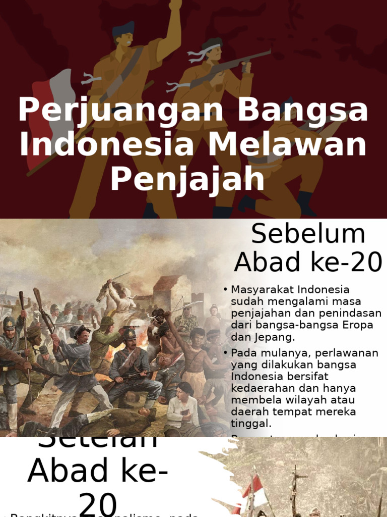 Perjuangan Indonesia Melawan Penjajah | PDF