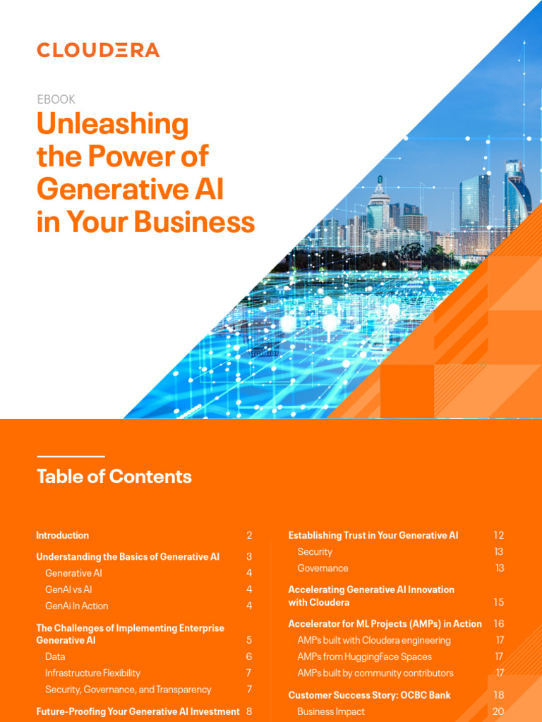 Unleashing Generative AI in Business | PDF | Artificial Intelligence | Intelligence (AI) & Semantics