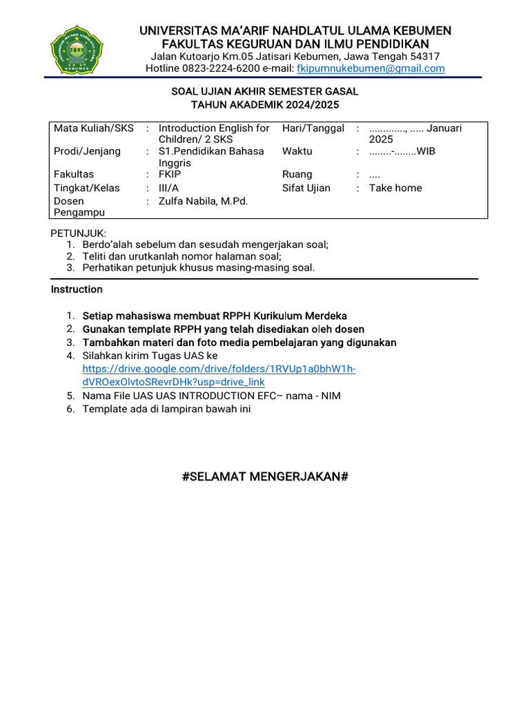 UAS INTRODUCTION EFC-Abdul Malik Muwafa-BG923008 | PDF
