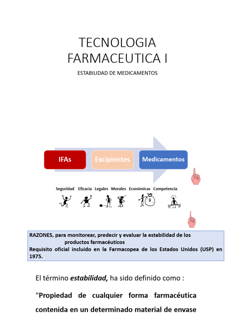 Estabilidad de Medicamentos: Factores Clave | PDF | Medicamentos con ...