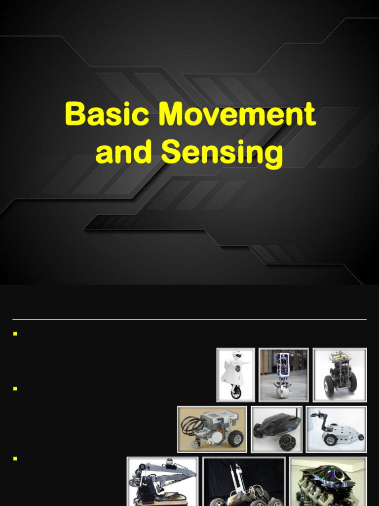 LAB 1 - Basic Movement and Sensing | PDF | Reflection (Physics) | Infrared