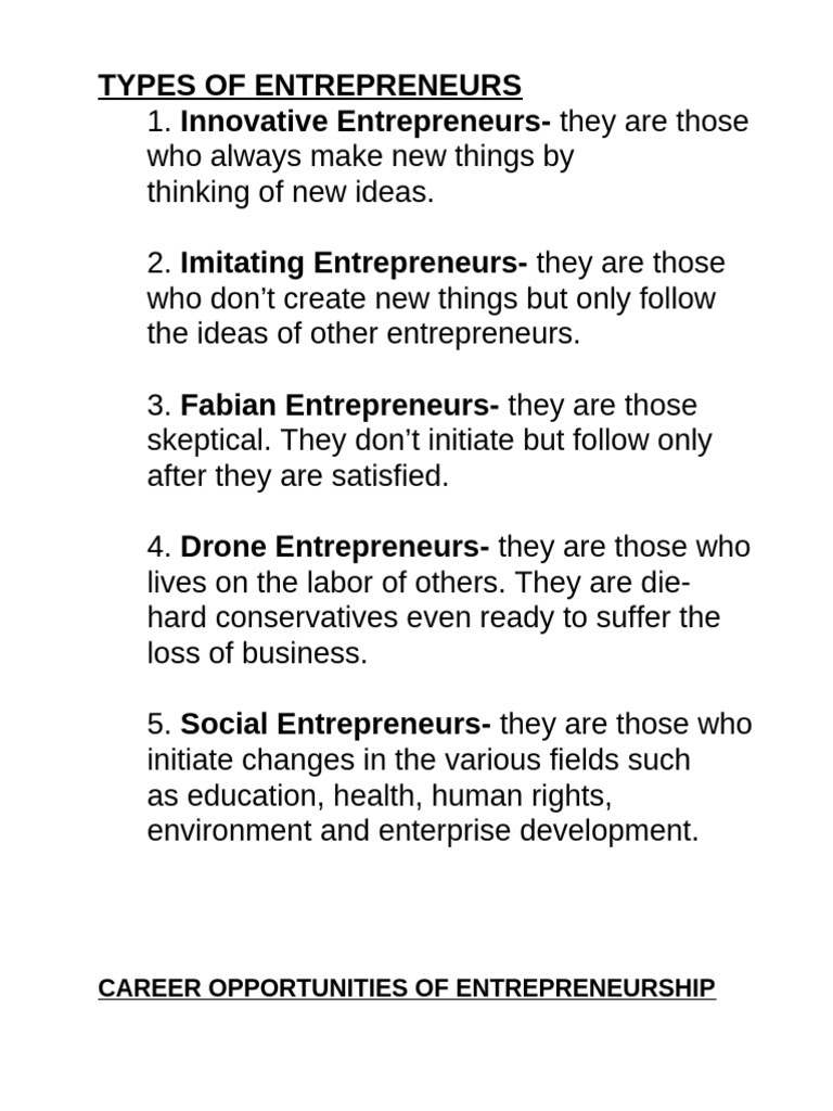 Entrep. Hand Outs | PDF