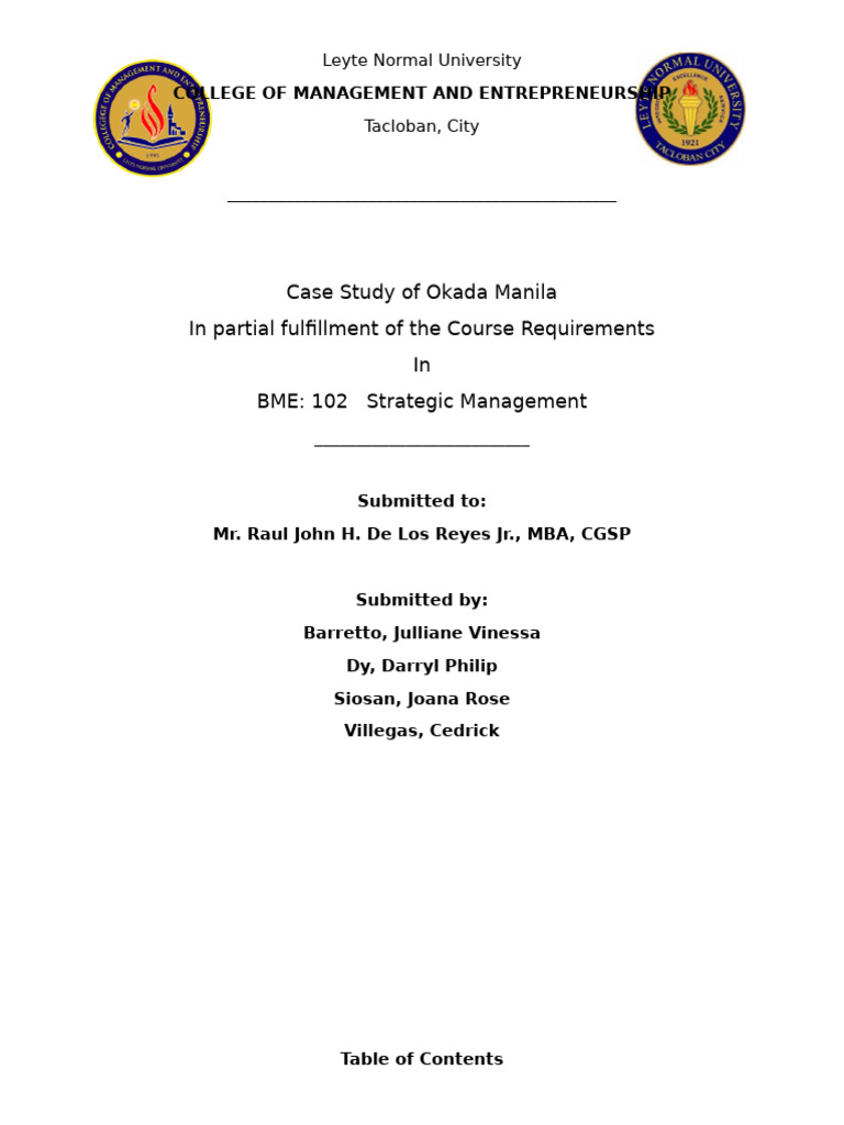 FINAL CASE STUDY | PDF | Swot Analysis