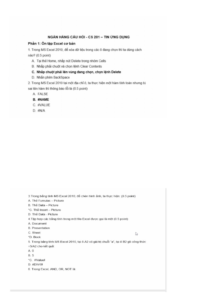 Trac Nghiem Thud | PDF