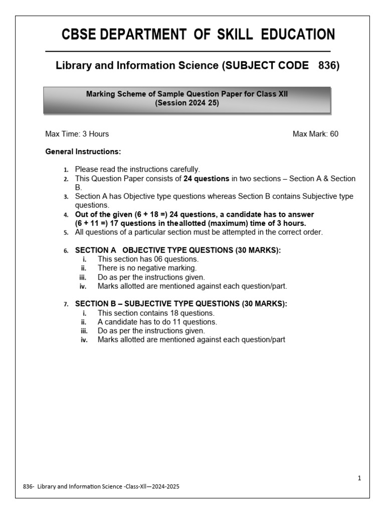 836 Library Information Science MS | PDF | Libraries | Information Science