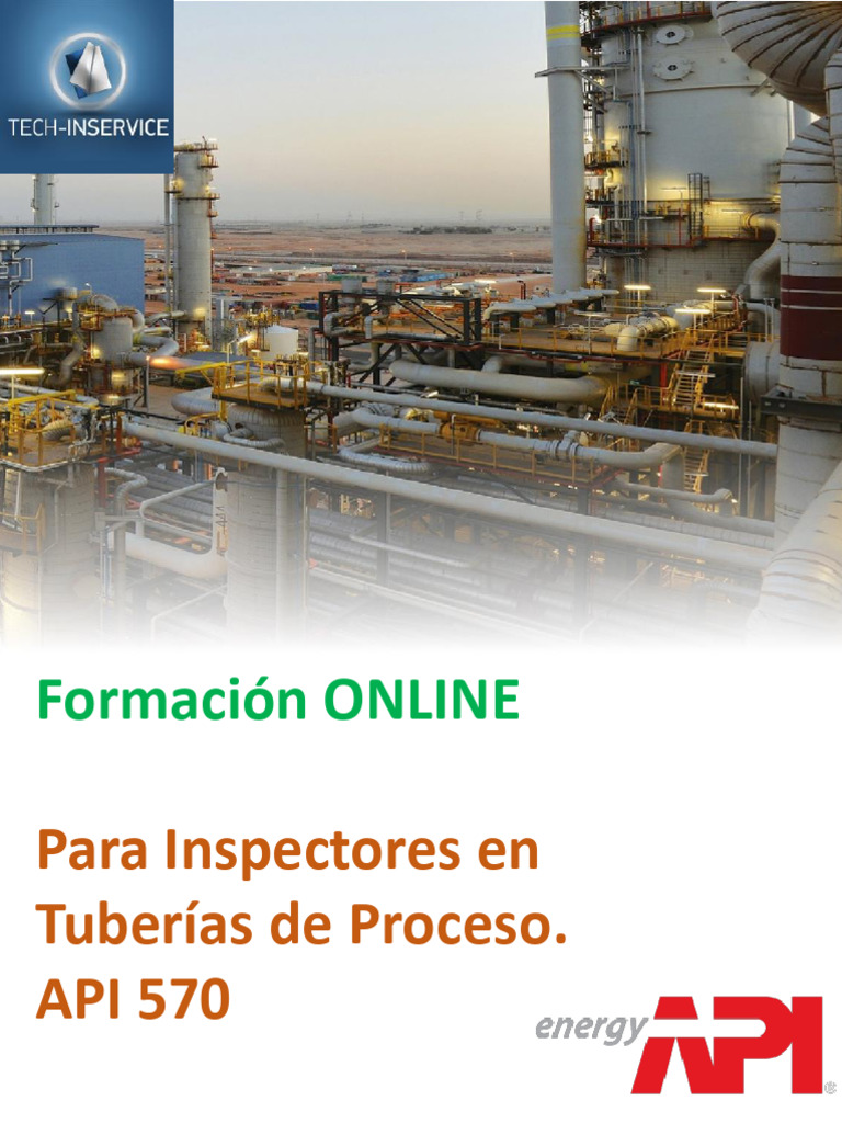 Api570 09C54 Formacion Api 570 Tech | PDF | Conferencia web