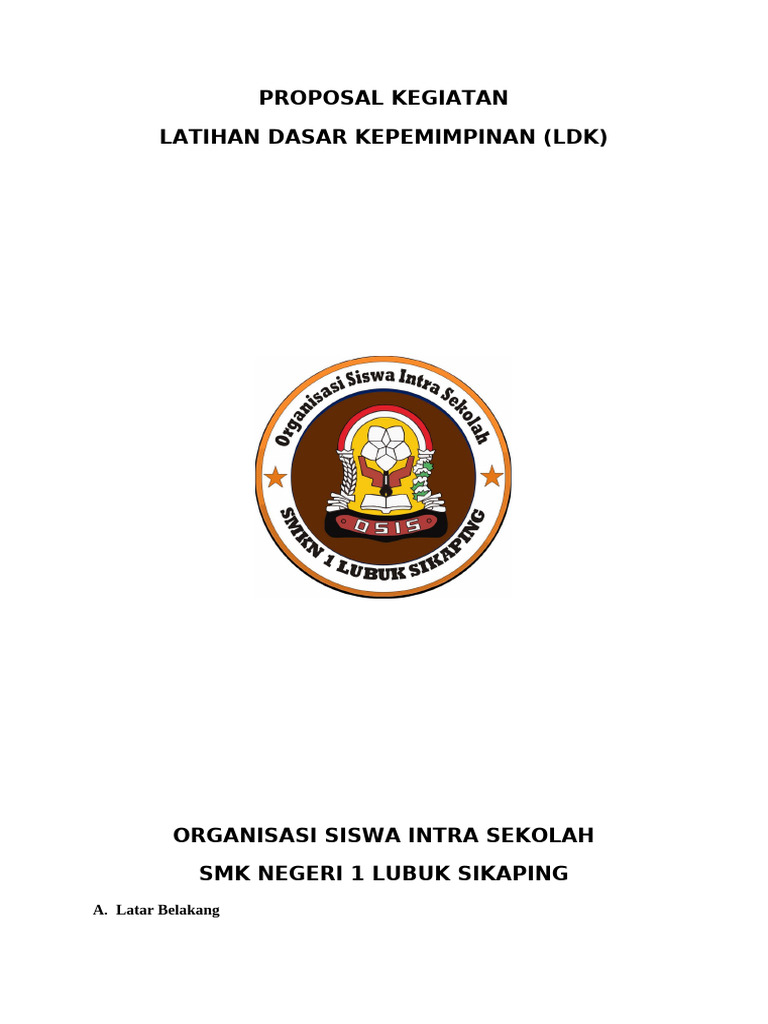 Proposal LDKO Periode 2025 | PDF